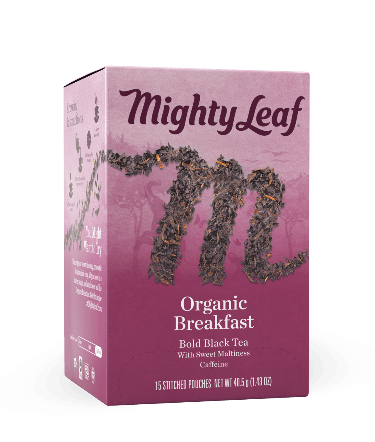 Mighty Leaf Organic Breakfast Tea | Free Shipping Over $49 | Peet's Coffee